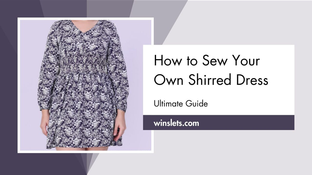 How to Sew a Shirred V-Neck Dress – Beginner-Friendly Tutorial with ...