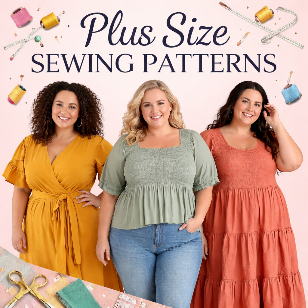Plus Size Sewing Patterns for Men & Women - Flattering Fit Patterns ...