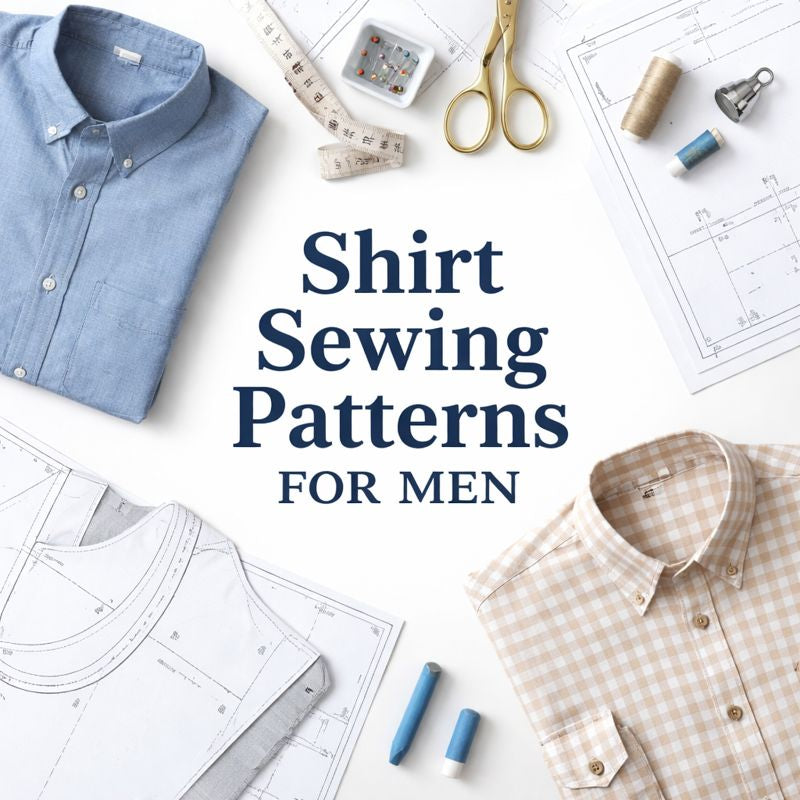 Shirt Sewing Patterns for Men | Modern Styles & Instant Downloads ...