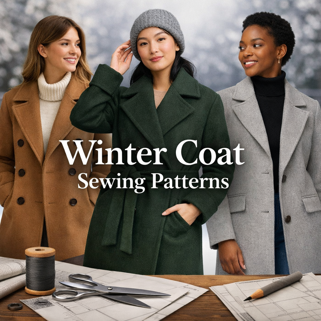 Winter Coats Sewing Patterns | Warm & Stylish Outerwear – Winslet's ...