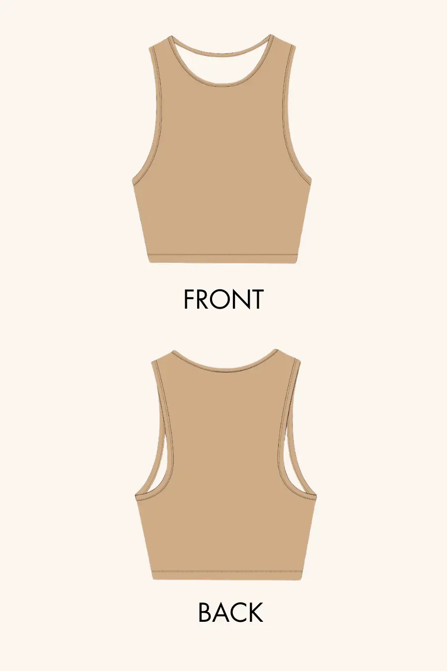 Tank Top Sewing Pattern 'Breeze' – Winslet's Sewing Patterns