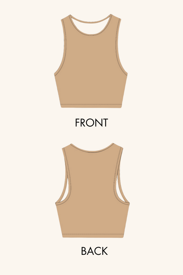 Easy Crop Tank Top Women's Sewing Pattern PDF | Sleeveless | Round Neck ...