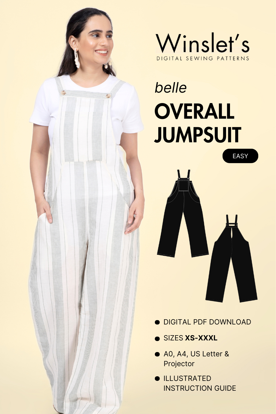 Women's Jumpsuit Sewing Pattern Collection | Winslet's – Winslet's ...